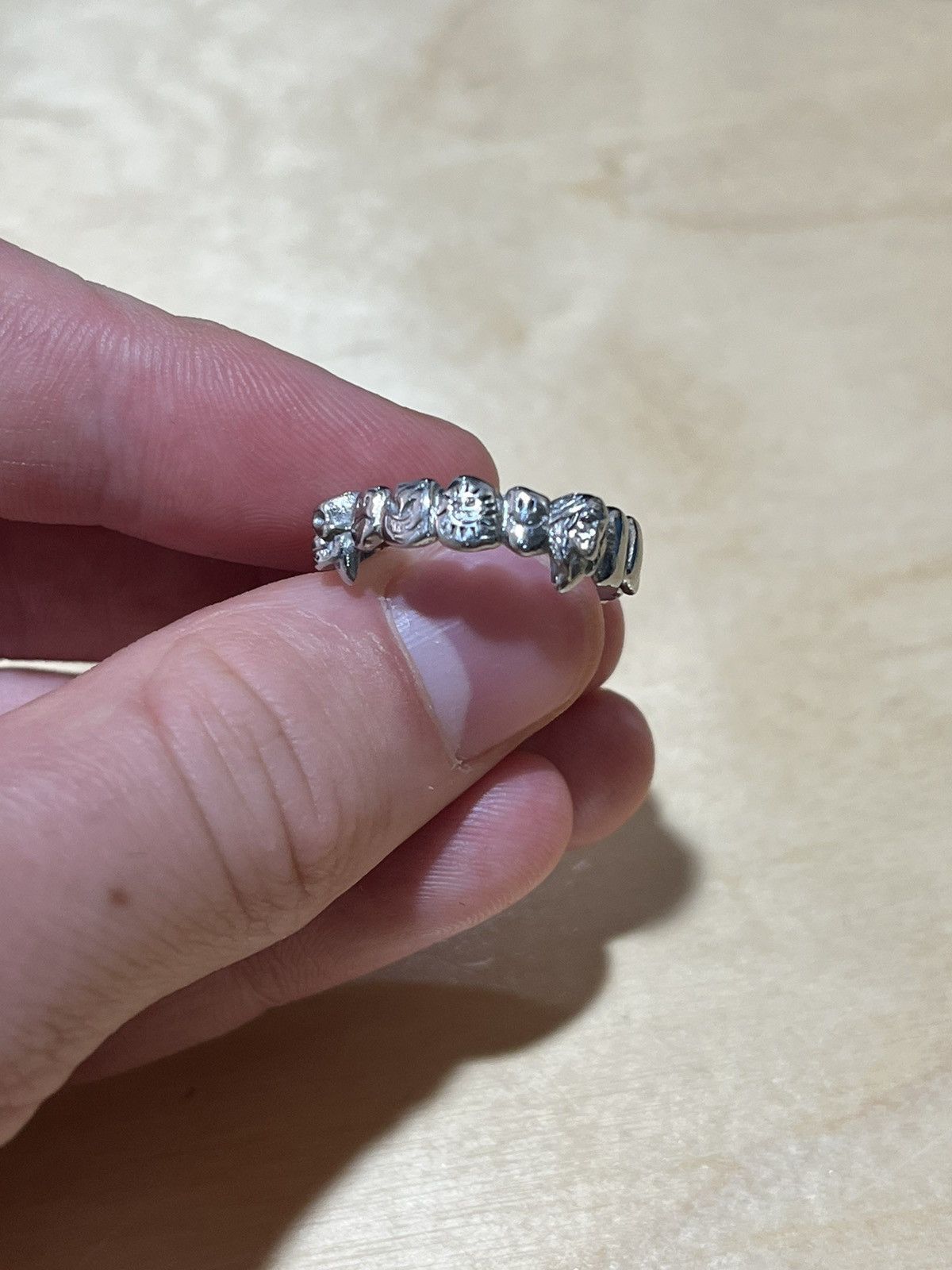 Jewelry × Streetwear × Vintage HARD JEWELRY FLOODED GRILL RING - SIZE 9 ...