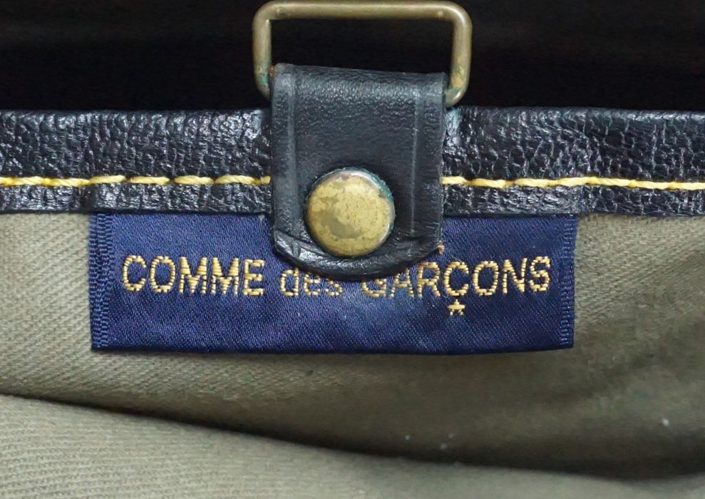 Comme des Garcons 1980's Comme des Garcons black saddle bag | Grailed