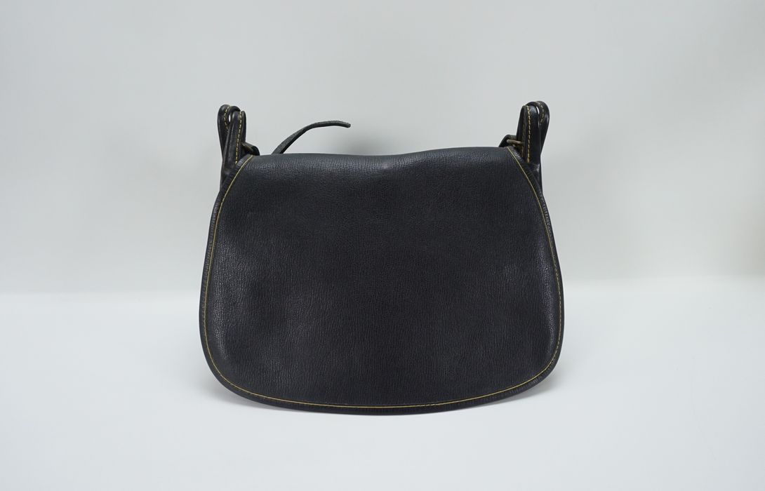 Comme des Garcons 1980's Comme des Garcons black saddle bag | Grailed