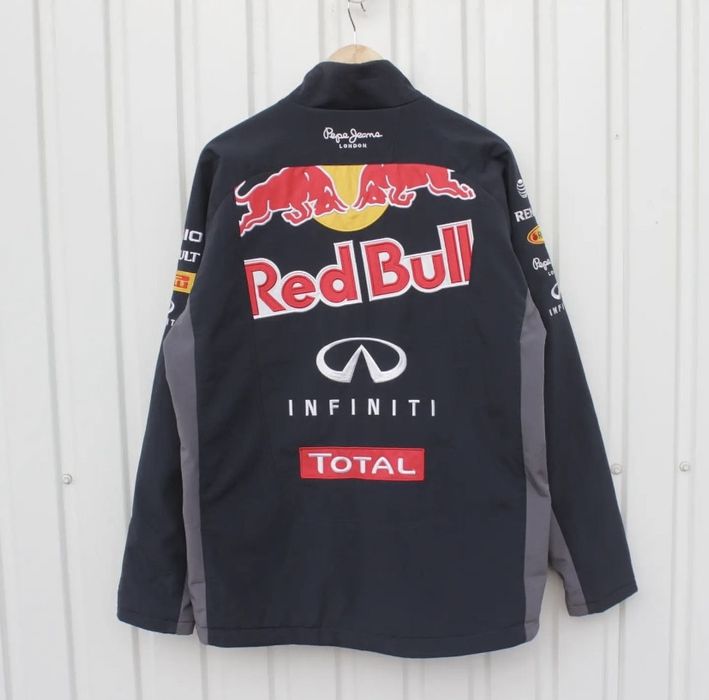 Red Bull Vintage Red Bull Formula 1 Softshell Racing Jacket | Grailed