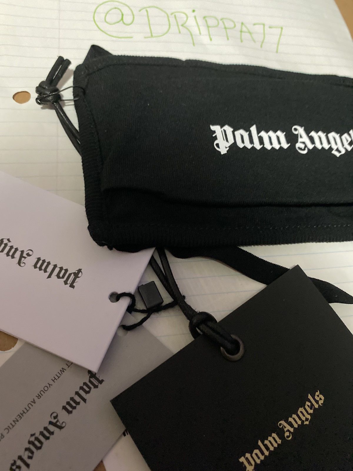 Palm Angels SALE🔥Palm Angels Black Logo Mask | Grailed