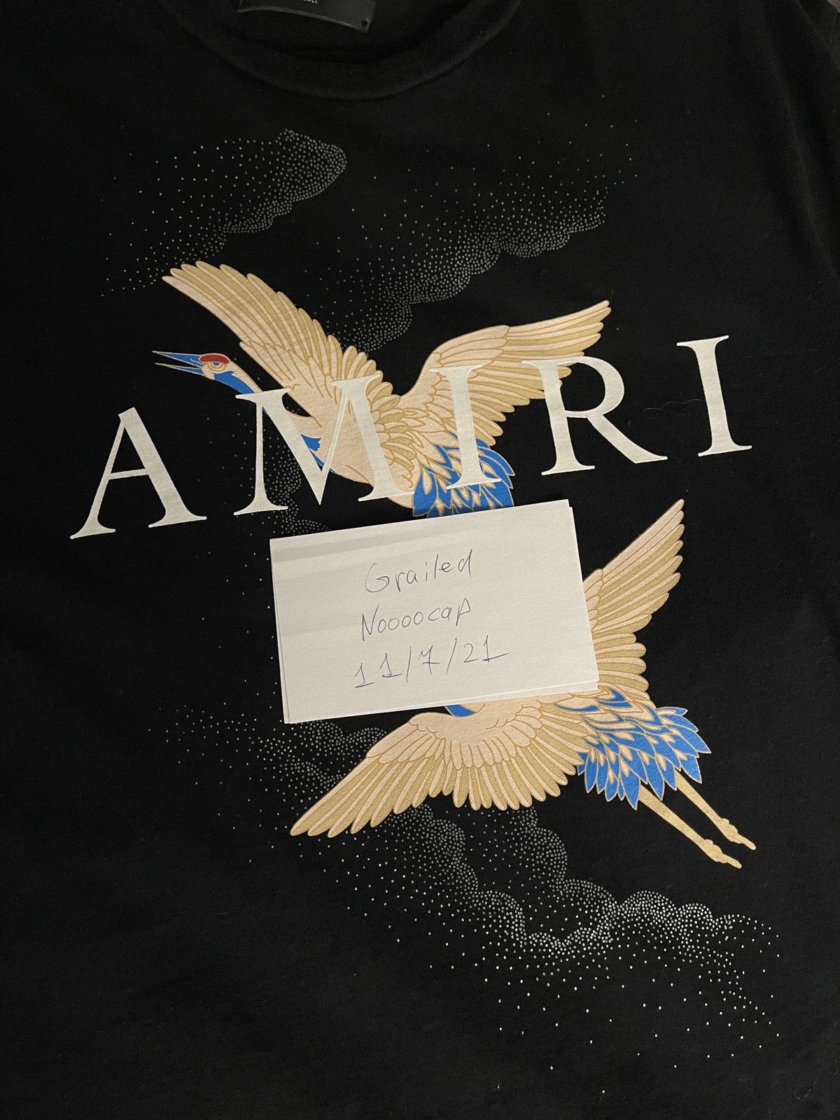Amiri Amiri Crane Birds T-shirt | Grailed