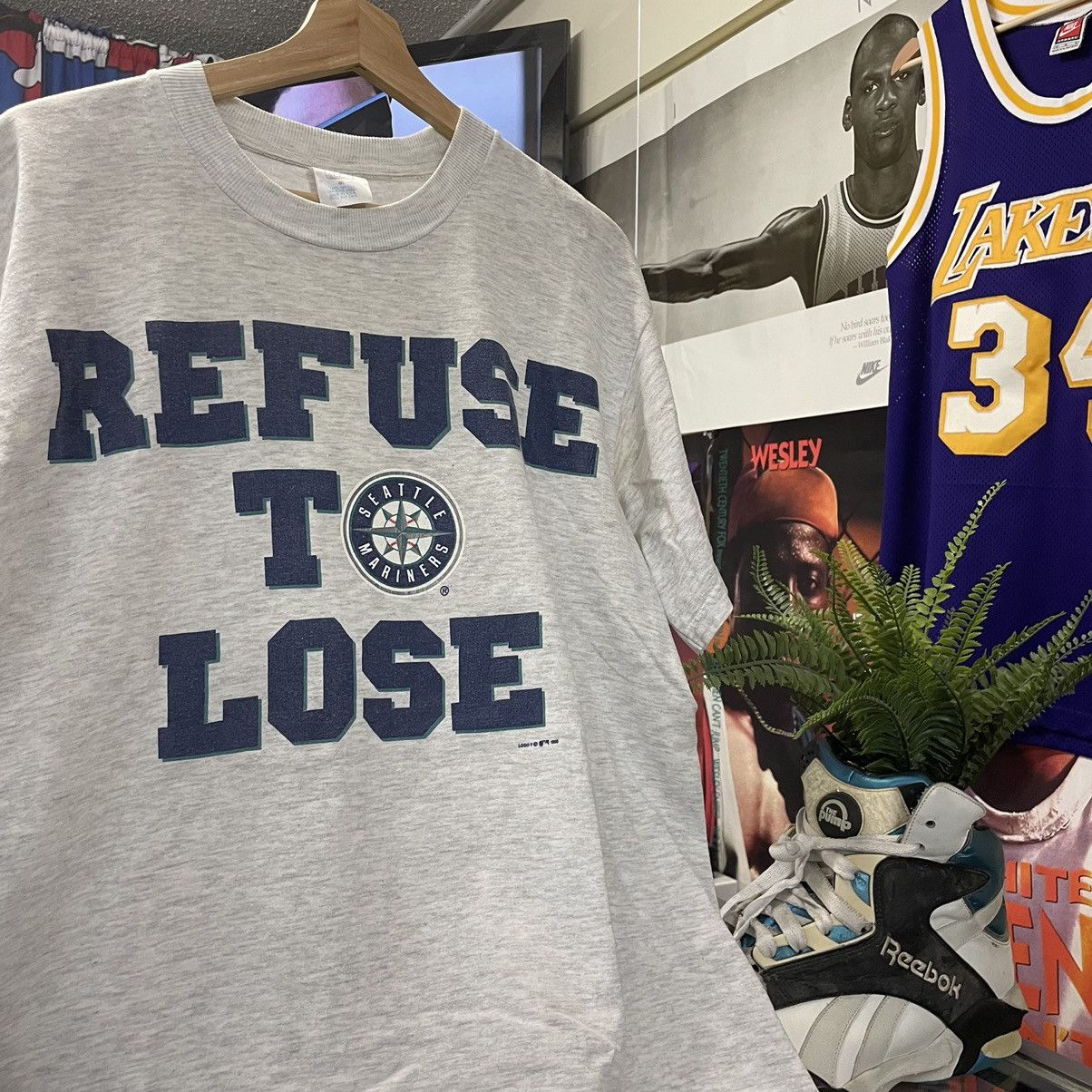 Logo 7 × MLB × Vintage Vintage 1995 MLB Seattle Mariners Refuse To Lose ...