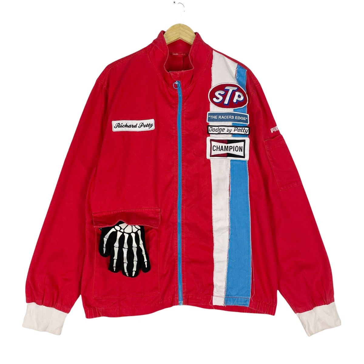 NASCAR × Puma 🌟RICHARD PETTY Nascar Racing STP Zipper Jacket | Grailed