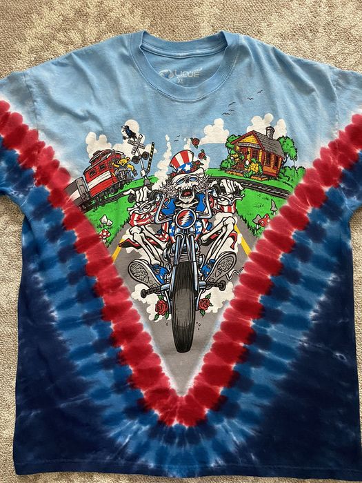 Liquid Blue Grateful Dead Moto Sam Tie-Dye | Grailed