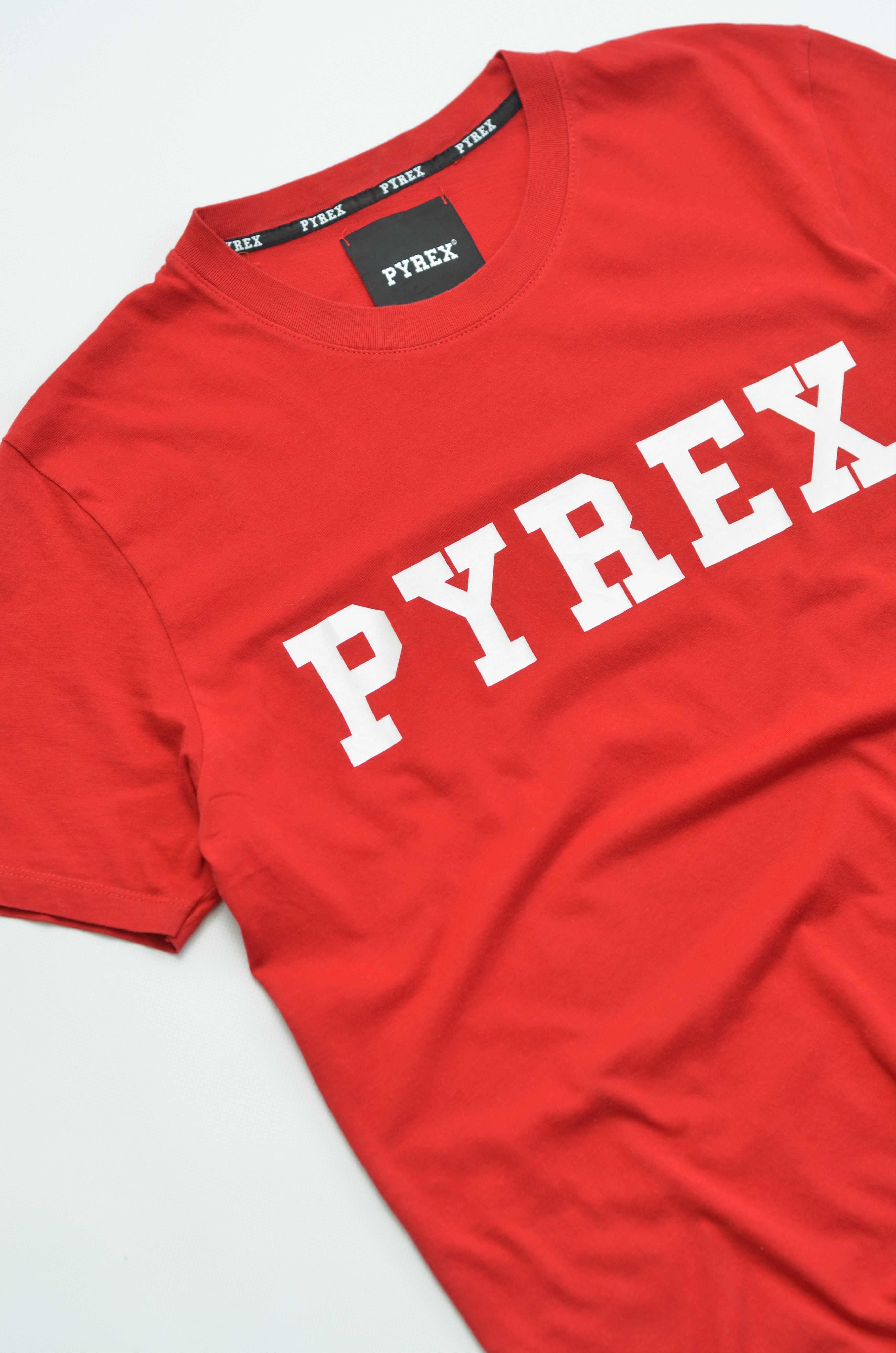Pyrex Vision PYREX Cotton Big Logo Short Sleeve Tee Shirt Made in Italy ...