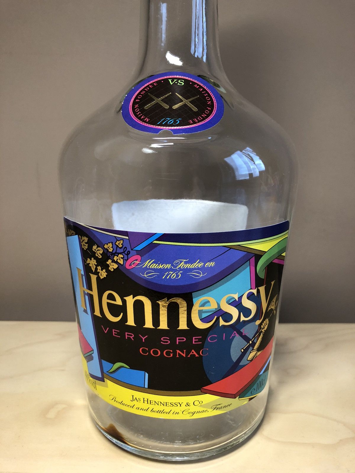 Kaws KAWS x Hennessy bottle (empty) 2011 | Grailed