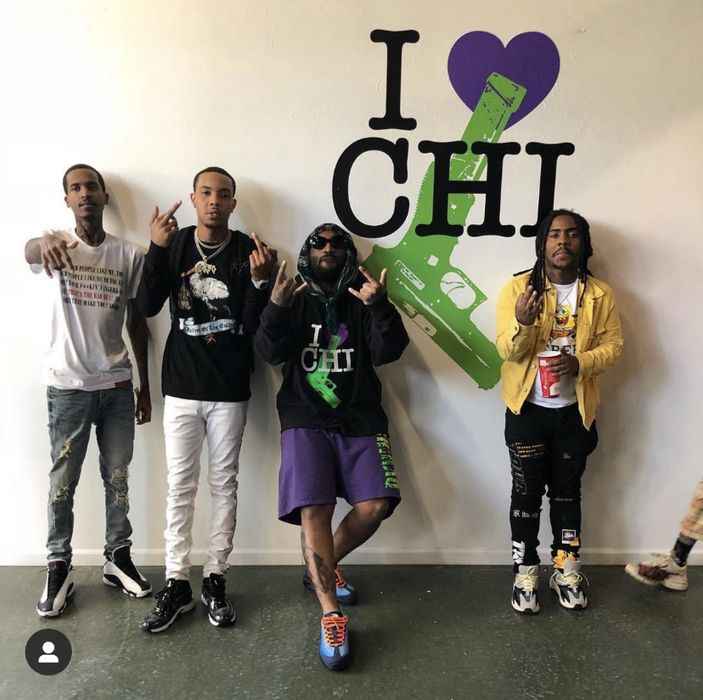 Vlone *RARE* Vlone Chiraq Sweatshorts | Grailed