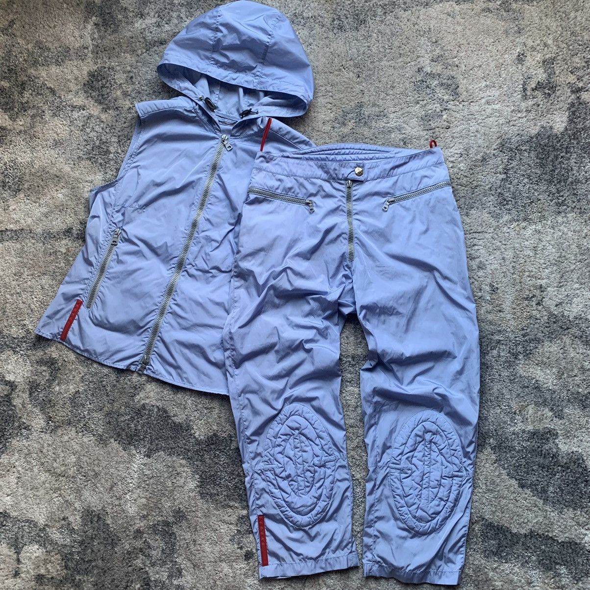 Prada Prada sport linea rossa nylon set | Grailed