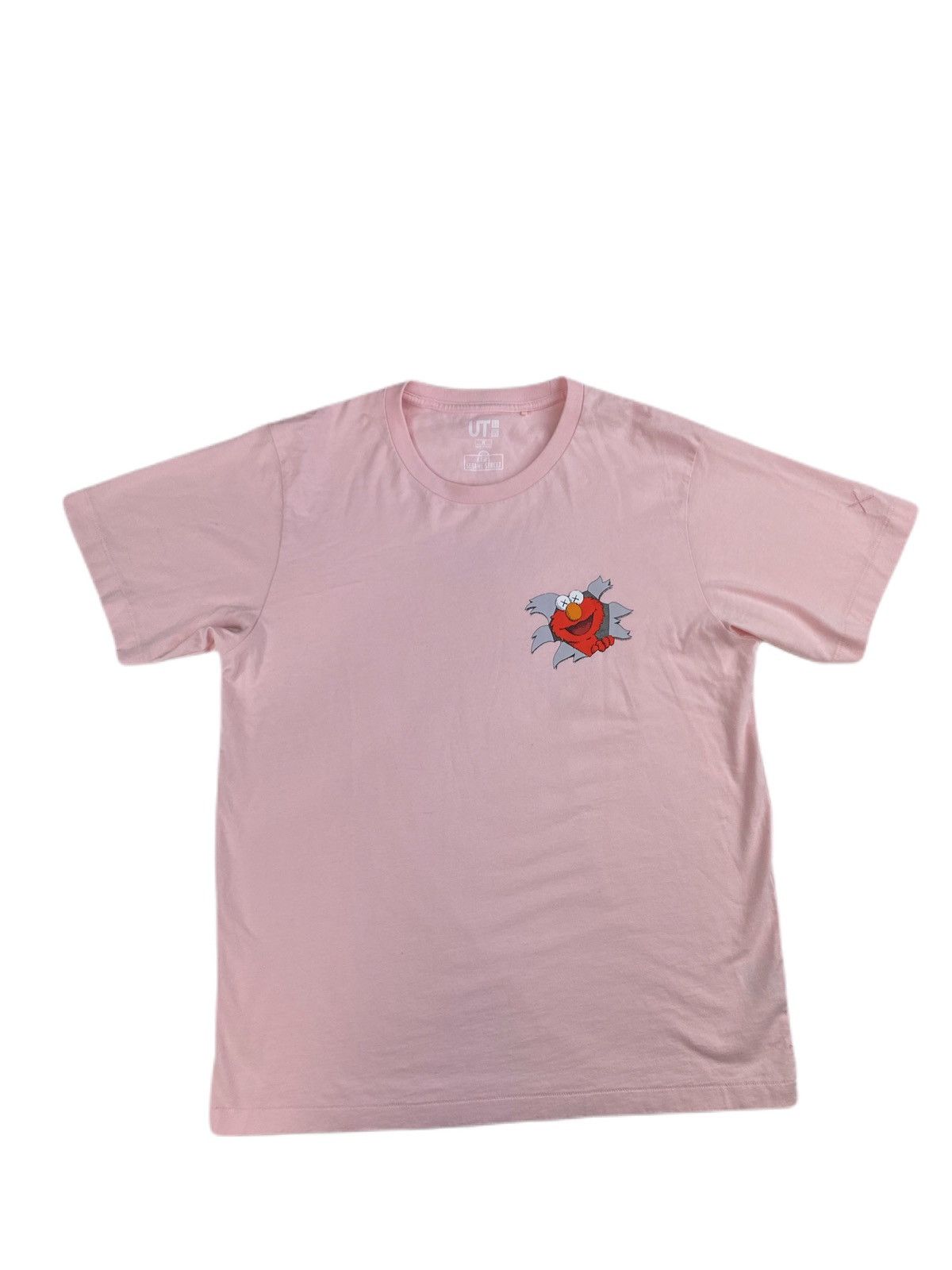 Uniqlo Kaws Uniqlo Elmo Shirt Pink | Grailed