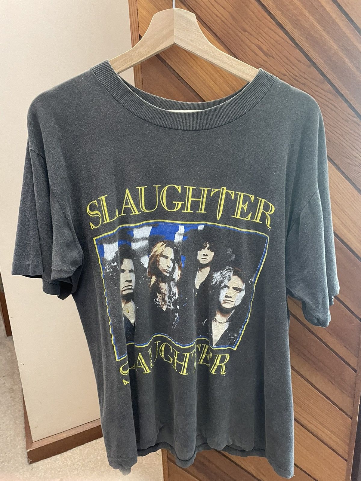 Vintage Vintage Slaughter band rock tee | Grailed