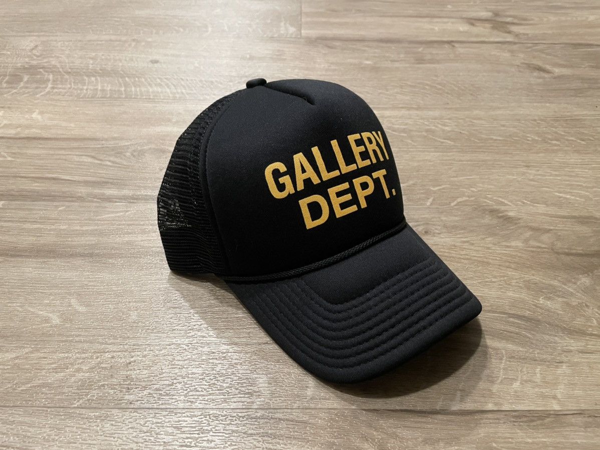 Gallery Dept. Gallery Dept Logo Trucker Hat OG Black | Grailed