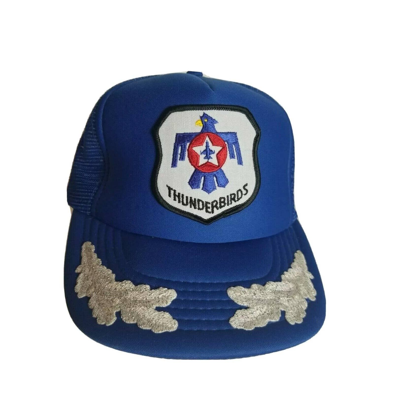 Vintage USAF Thunderbirds Vintage Trucker Hat Cap Air Force Jets 80s ...