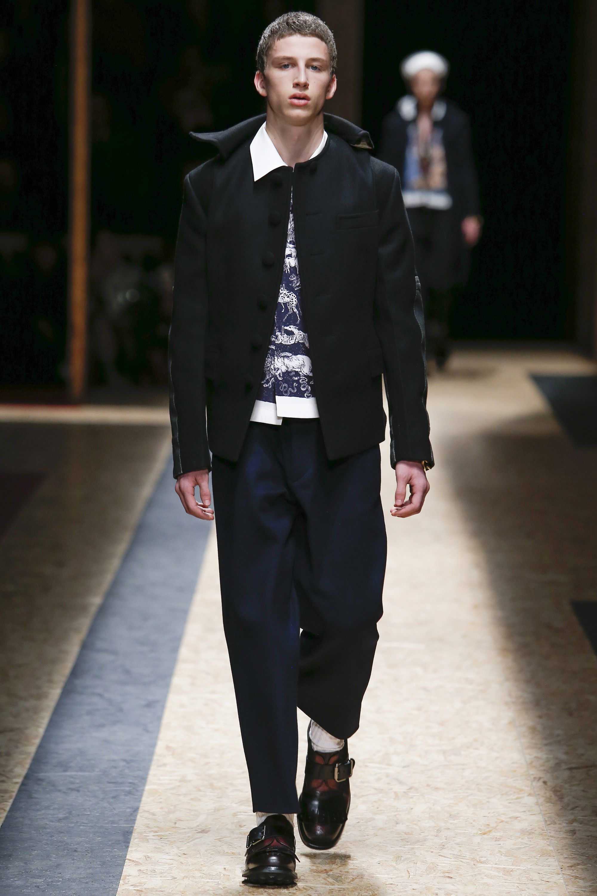 Prada Final Drop! RARE AW/16-17 Christophe Chemin Print Shirt | Grailed