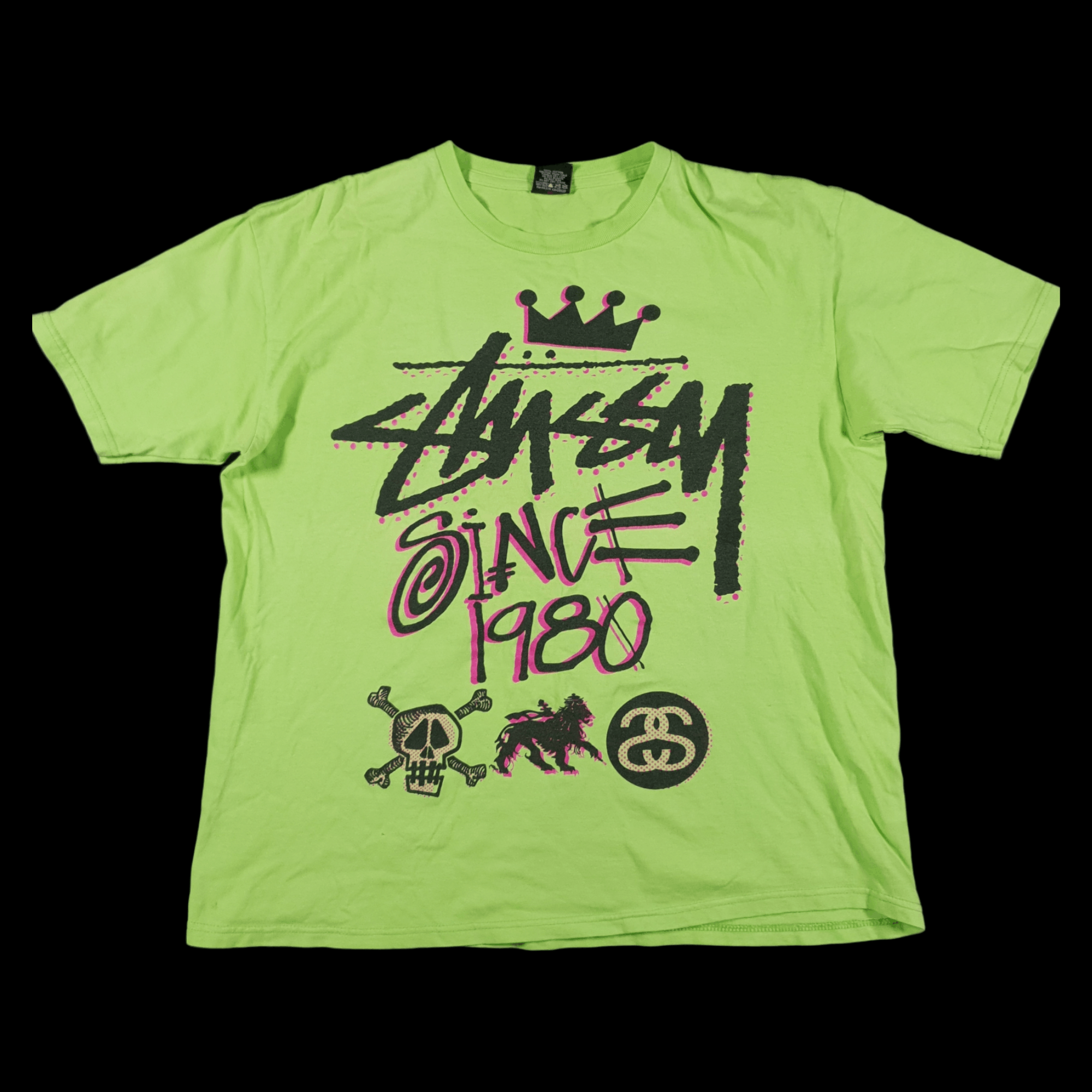 Stussy Neon Green Stüssy T-Shirt | Grailed