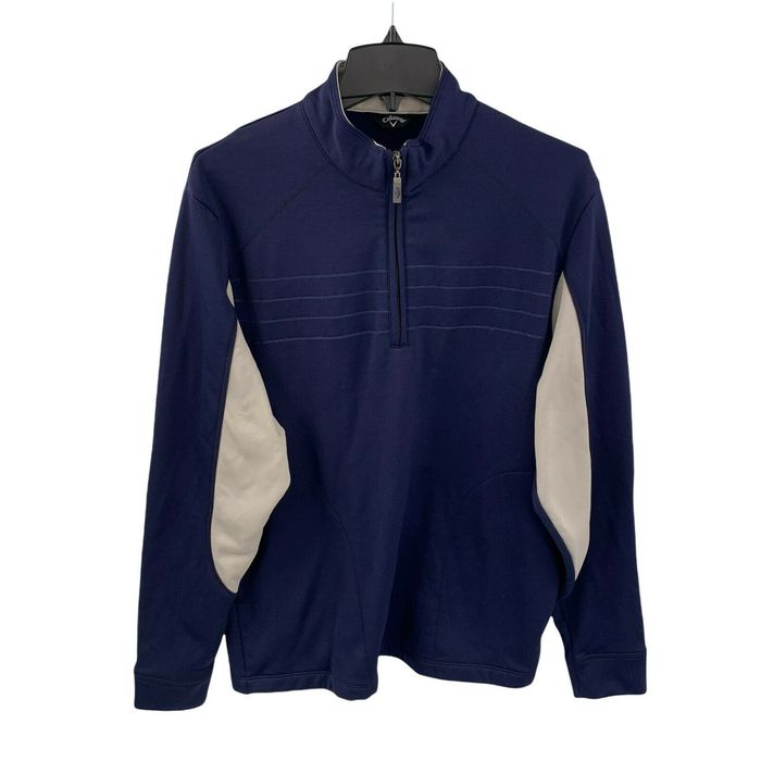 Callaway Callaway Jacket M Navy Blue White 1/4 Zip | Grailed