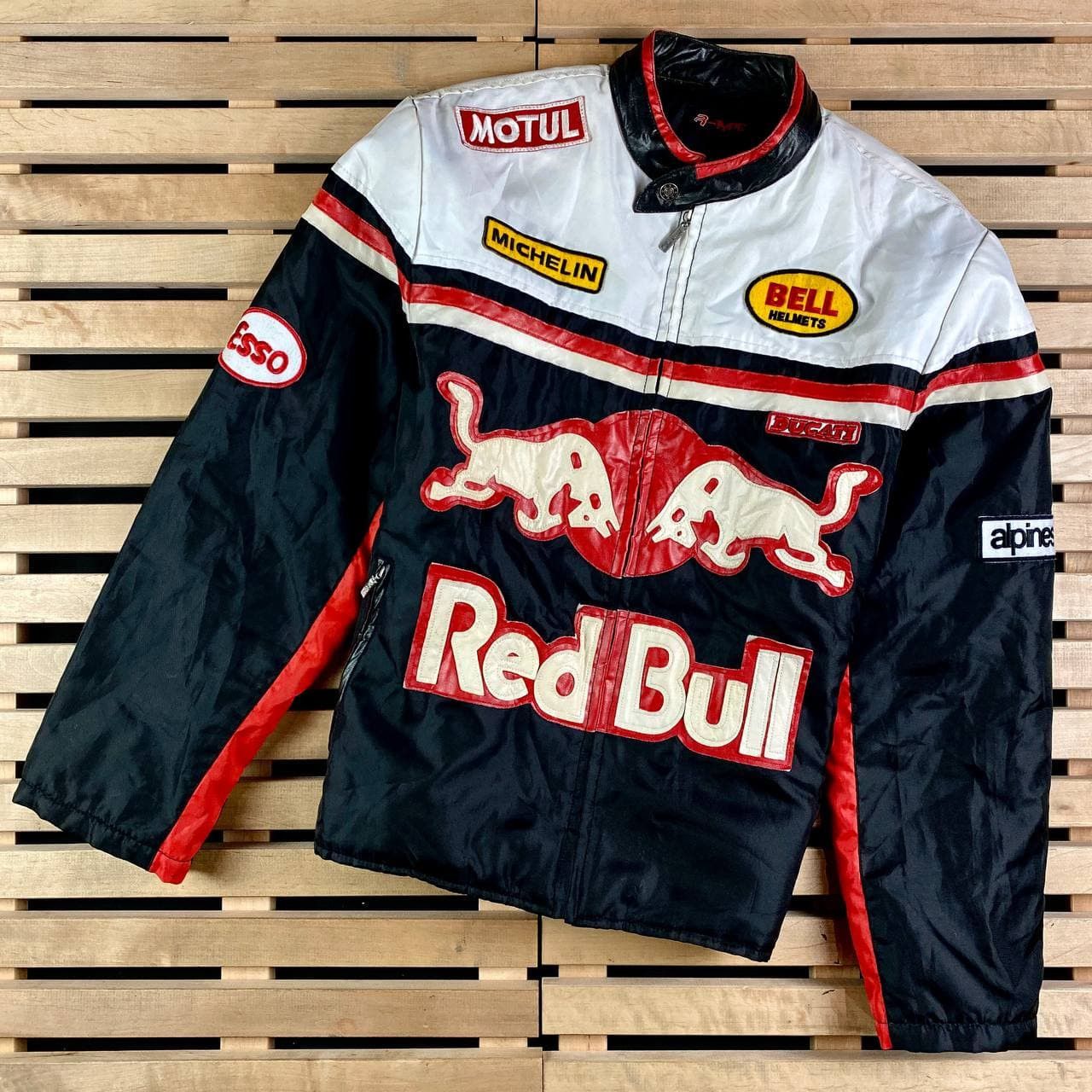 Vintage Mens Vintage Racig Jacket Red Bull Michelin Motul Size XL | Grailed