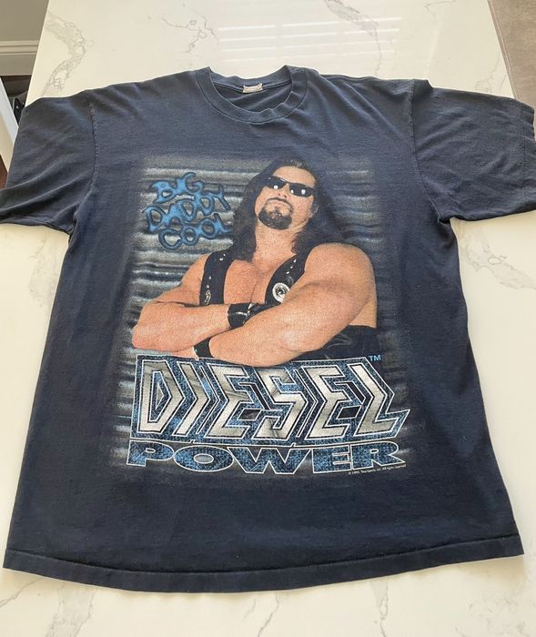Vintage Vintage Rare 1995 WWF Big Daddy Cool Diesel Tee XL | Grailed