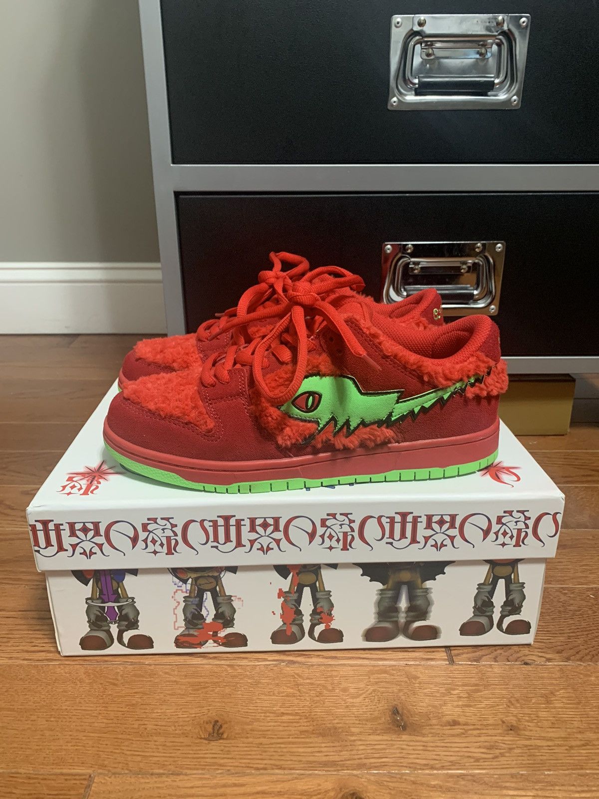 Japanese Brand provemewrong knuckles “grateful dead” dunks | Grailed