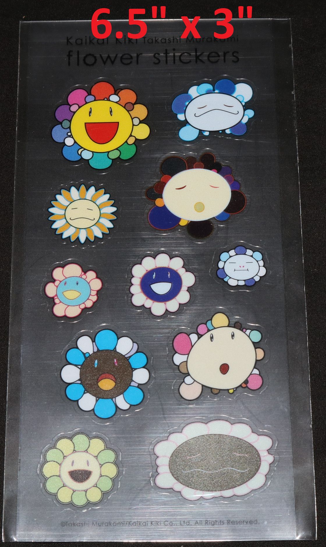 Takashi Murakami Murakami Flowers Sticker Sheet | Grailed