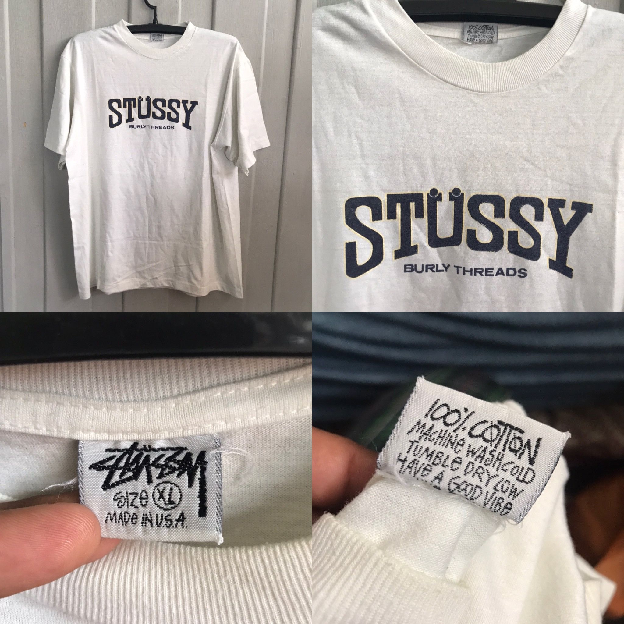 Stussy × Vintage Vintage Stussy 90’s made in USA | Grailed