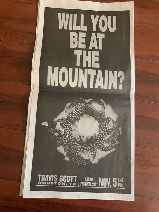 Travis Scott Travis Scott astroworld newspaper | Grailed
