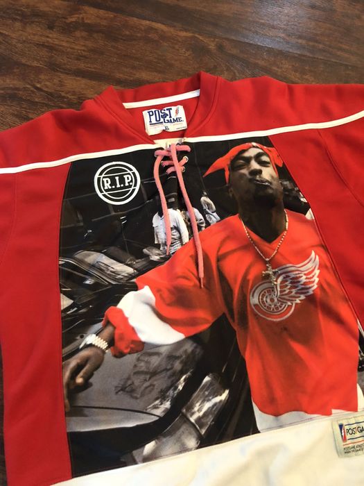 Post Game R.I.P Tupac Hockey Jersey | Grailed