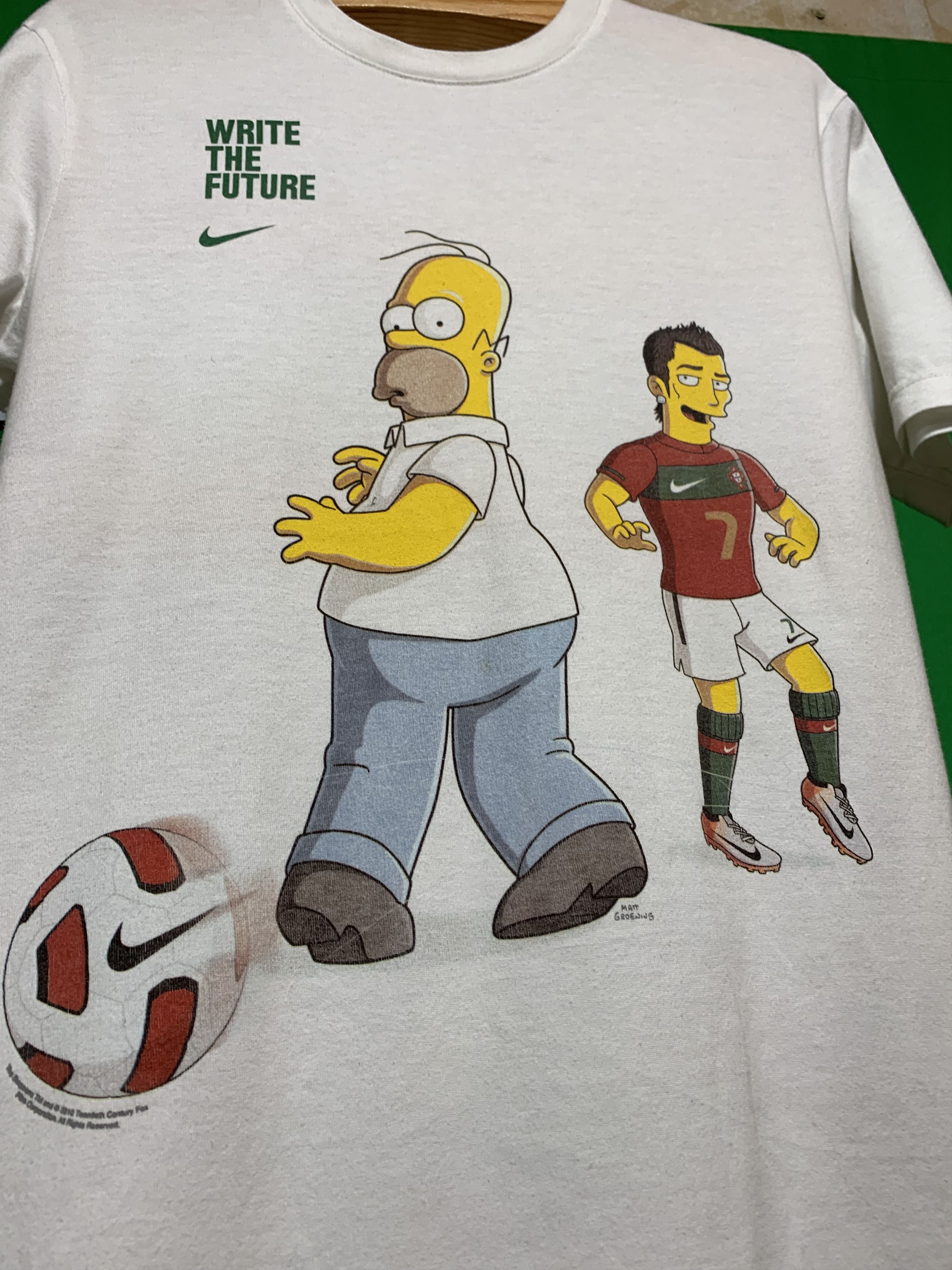Nike × Streetwear × The Simpsons The Simpson’s Homer Ronal doh Nike T ...