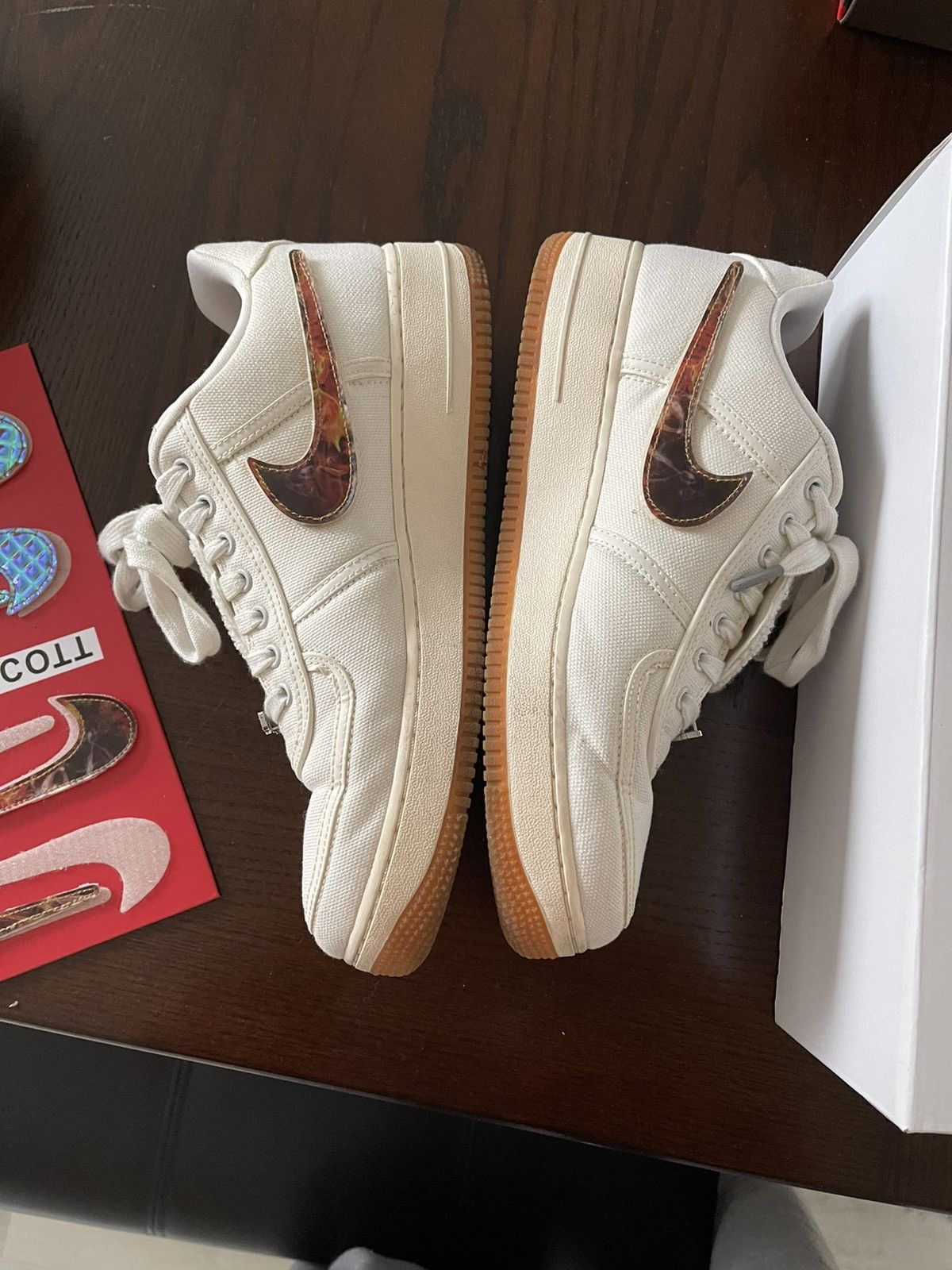Nike Travis Scott x Air Force 1 Sail 2018 | Grailed