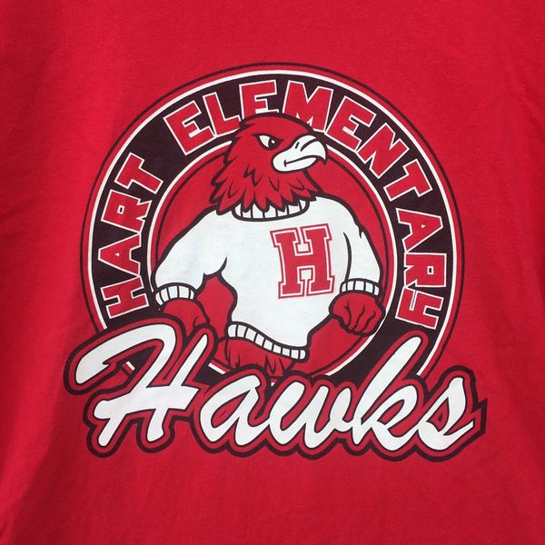Hanes Hart Elementary HAWKS Tshirt | Grailed