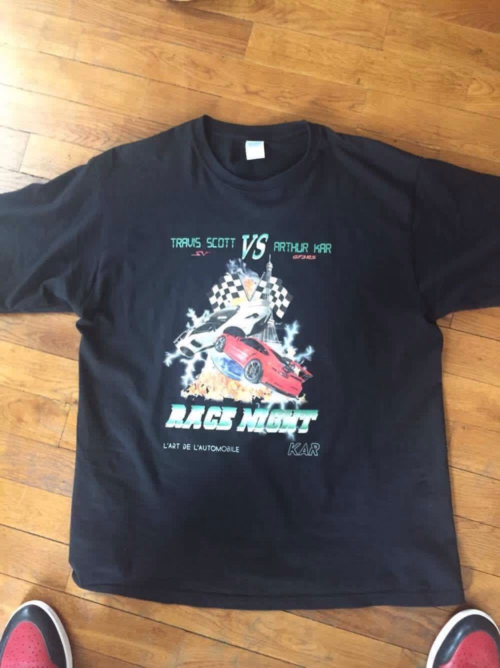 Travis Scott Travis Scott Arthur Kar Tour Tee Paris Exclusive | Grailed