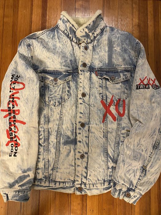 The Weeknd The Weeknd Levi’s XO Till We Overdose Sherpa Jacket XL | Grailed