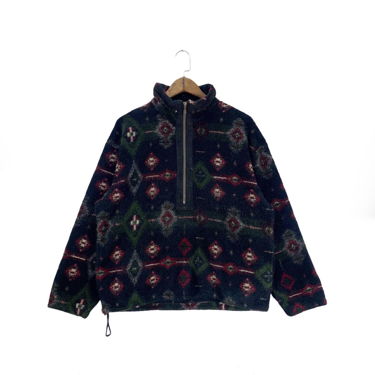 Native Vintage 90s Tsunami Native Half Zip Fleece Pullover | Grailed
