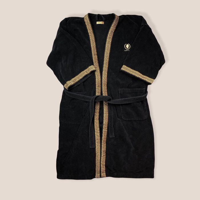 Vintage Vintage 2000’s black Caesars Palace Las Vegas bathrobe. | Grailed
