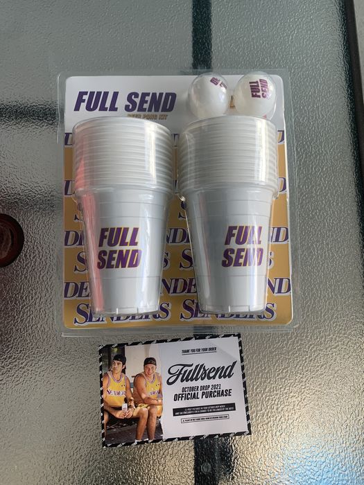 Full Send by Nelk Boys Full send nelk boys beer pong kit | Grailed