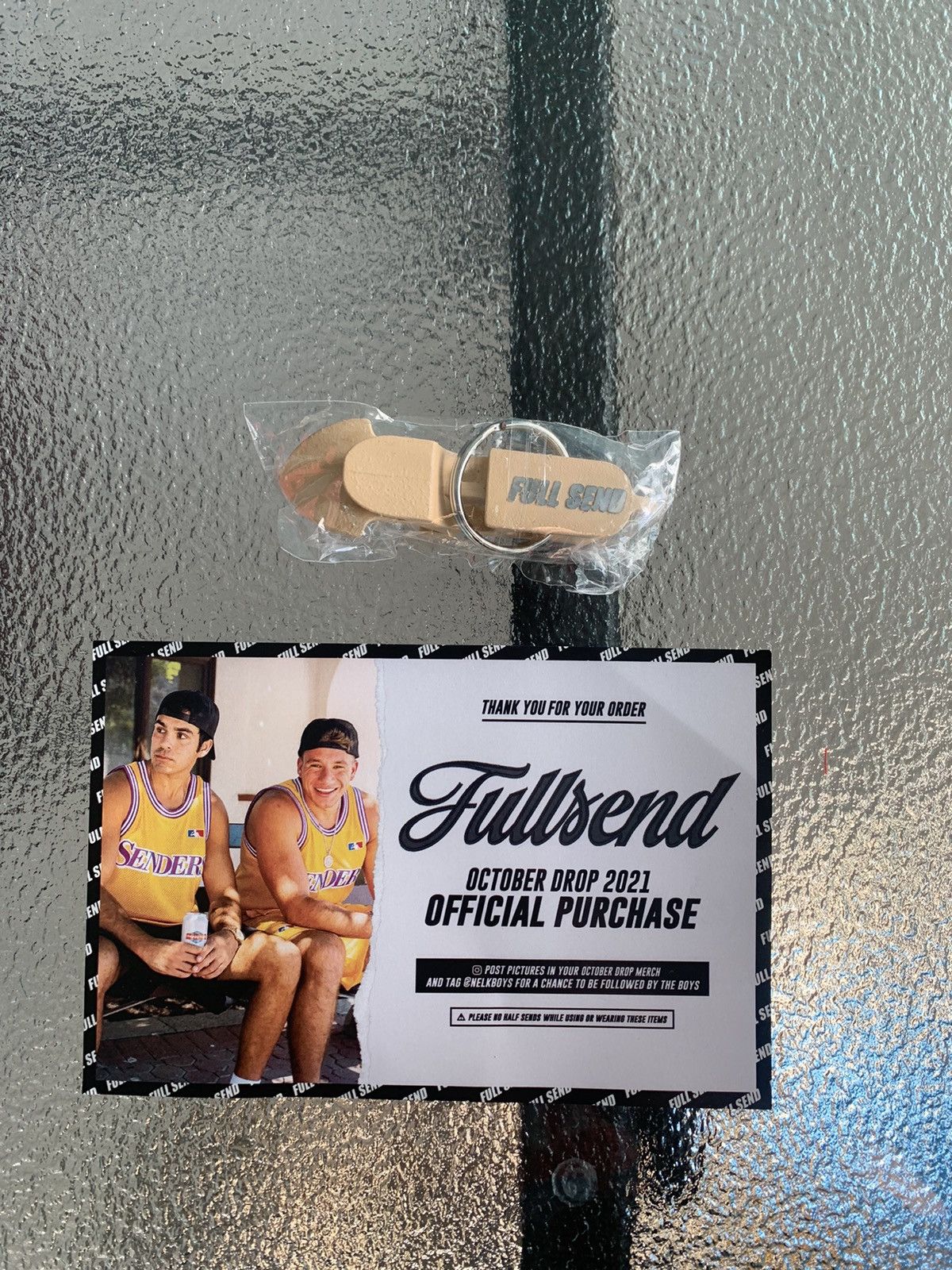 Full Send by Nelk Boys Full send nelk boys shotgun tool gold | Grailed