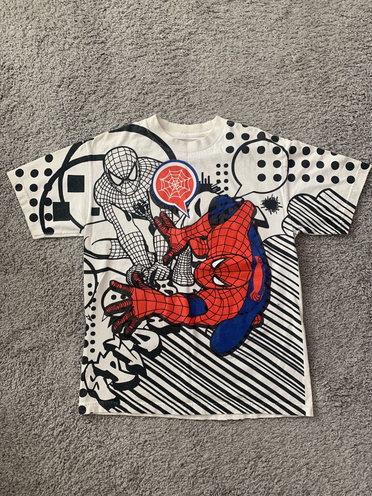 Vintage Vintage Spider-Man All Over Print Tee | Grailed