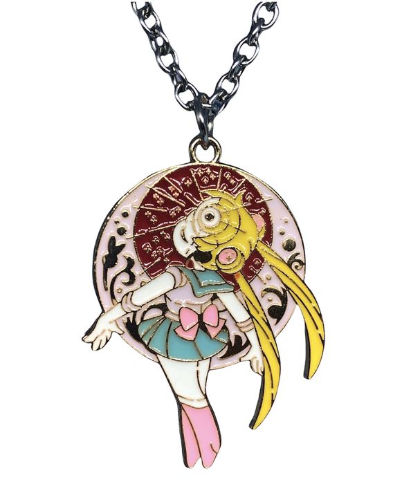Chain Anime Girl Necklace | Grailed