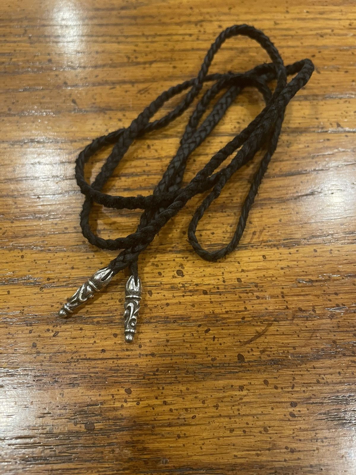 Chrome Hearts RARE Chrome Hearts Floral Silver .925 Shoe Lace Tips ...