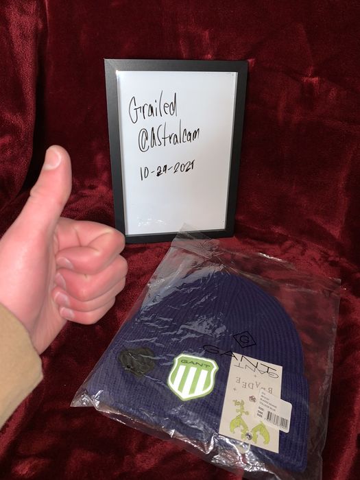 Gant Drain Gang X GANT Bladee Beanie (Blue) | Grailed