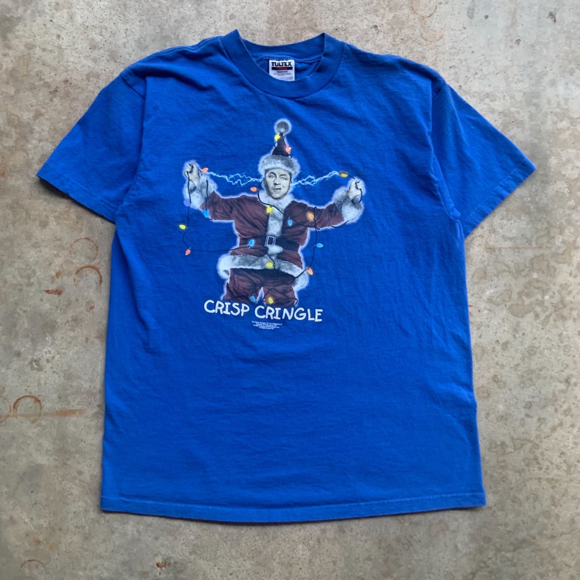 Vintage 1998 Three Stooges “Crisp Cringle” Christmas shirt | Grailed