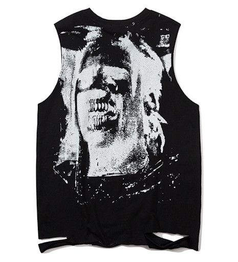 Custom × Japanese Brand × Vintage A$AP ROCKY Tank top Splatter Print ...