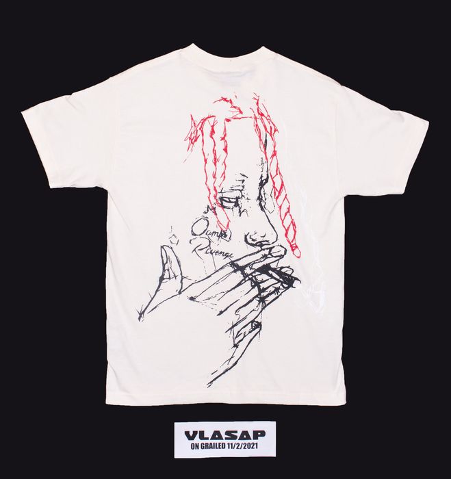 Revenge Revenge x Trippie Redd Smoking Tee Cream Large | Grailed