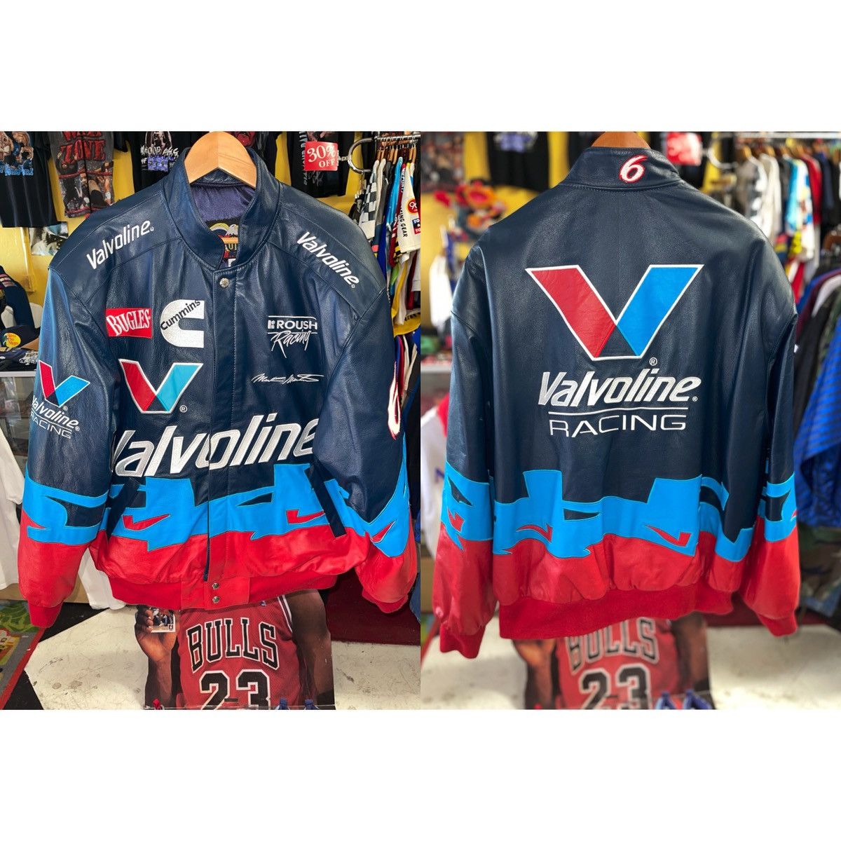 Jeff Hamilton 90’s Vintage Jeff Hamilton Mark Martin Leather Jacket ...