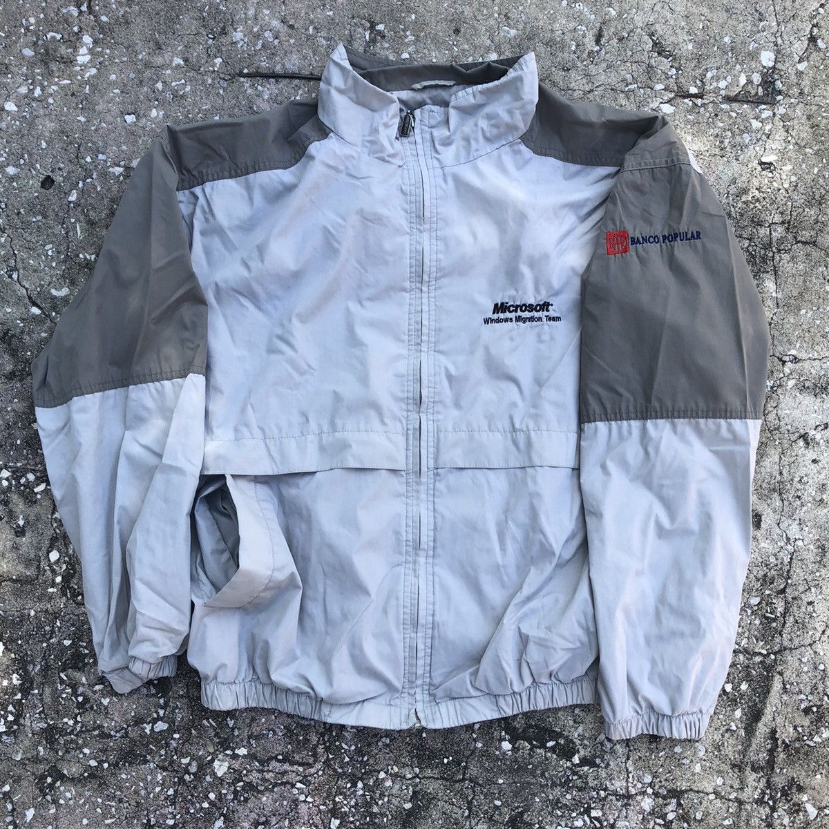 Microsoft × Vintage Vintage Microsoft Windbreaker Jacket Size L | Grailed