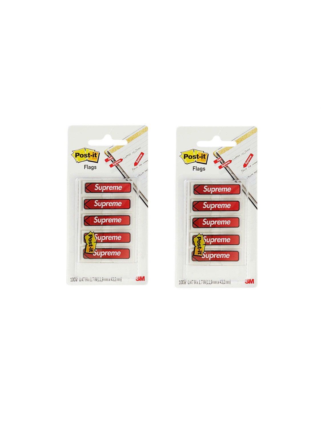 Supreme Post it Flags (2 pack) | Grailed