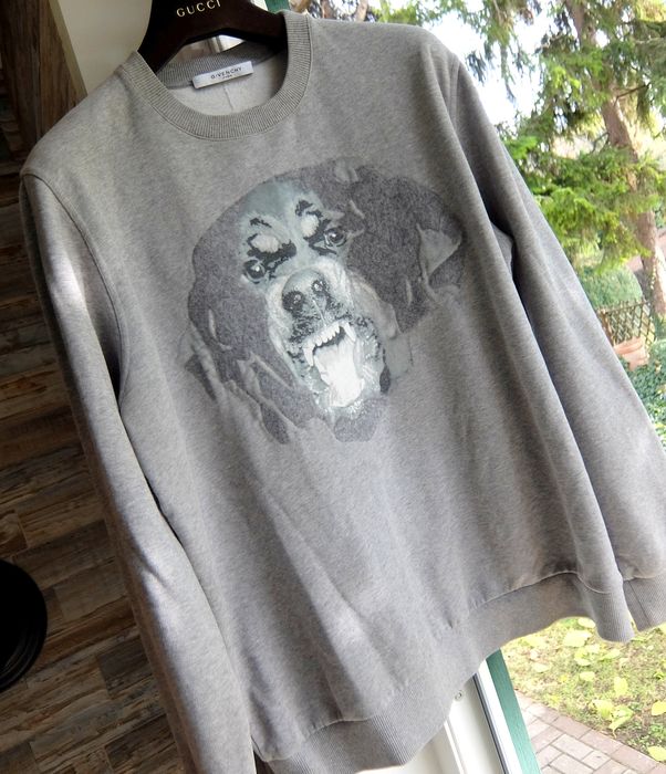 Givenchy Givenchy Sweater XL grey rotti rottweiler cuban slim fit | Grailed