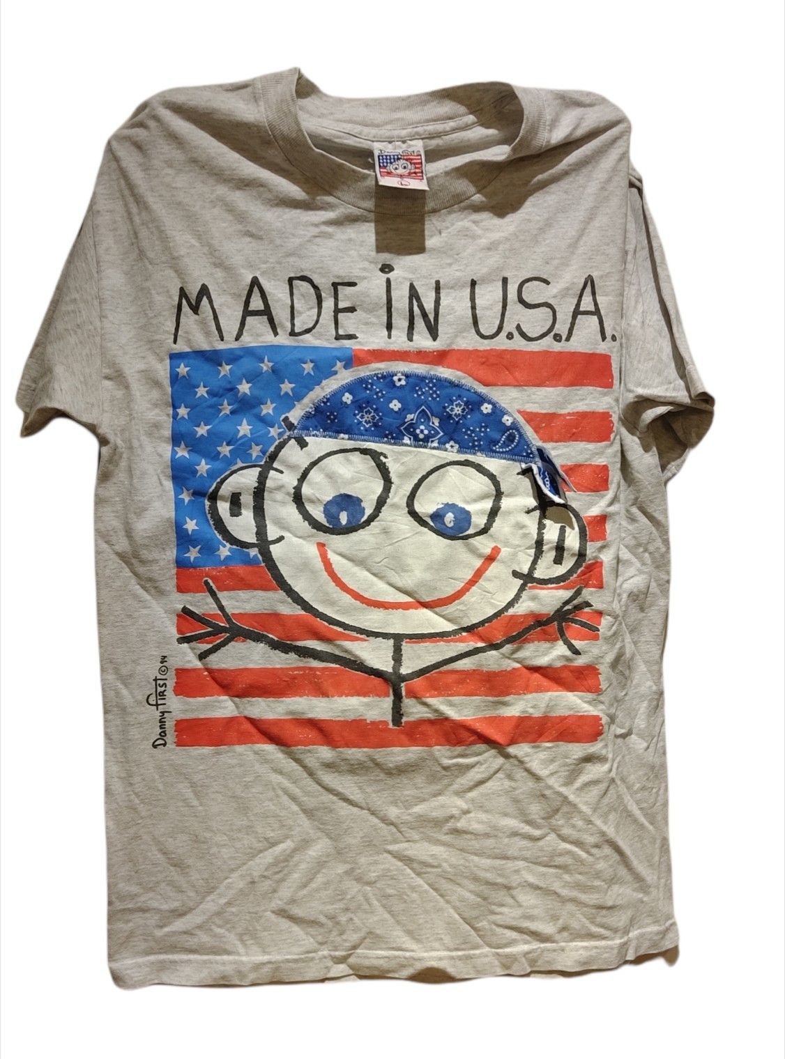 Hype × Vintage Vintage 1994 Danny First Made in Usa | Grailed