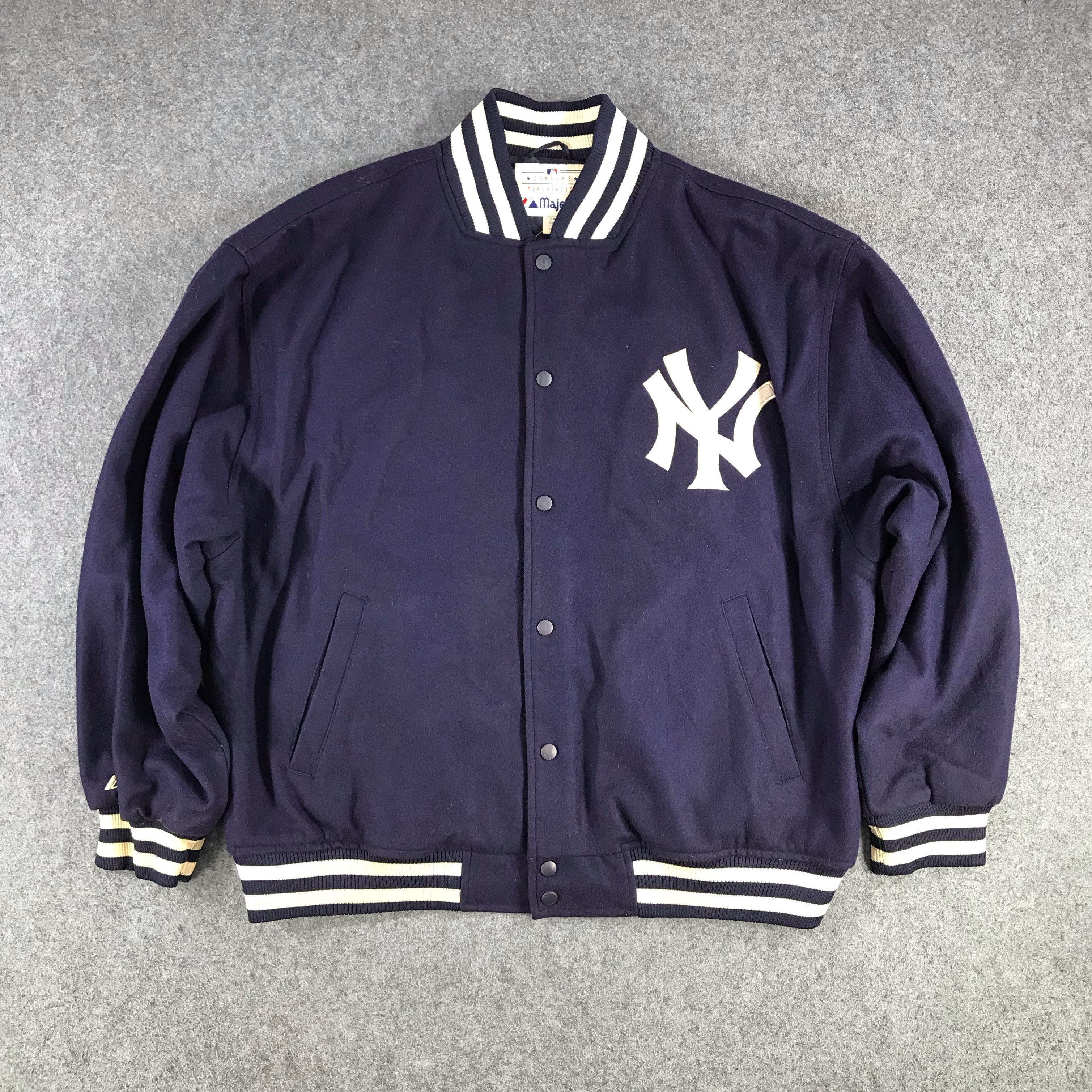 New York Yankees Vintage 90s New York Yankess Varsity Jacket | Grailed