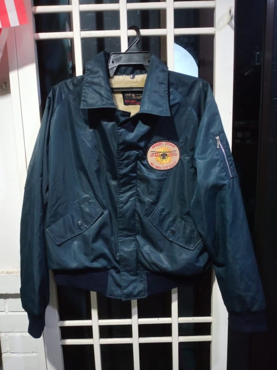 Military × Other Military Ops Desert Storm Apache Patch Flight Jacket ...